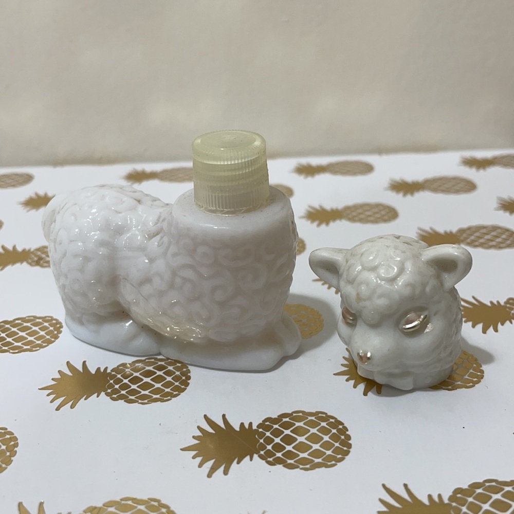 Vintage Avon Lamb Perfume Bottle - Gem
